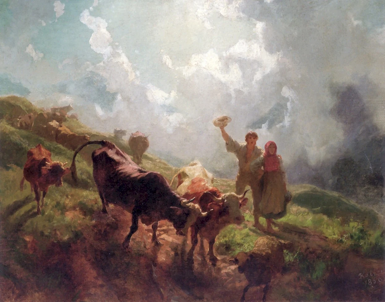 Rudolf Koller (Swiss painter, 1828-1905) | Tutt'Art@ Masters