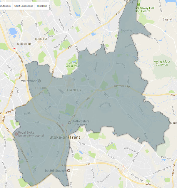 Lotta Plot - the allotment blog: Handy map of Stoke Central constituency