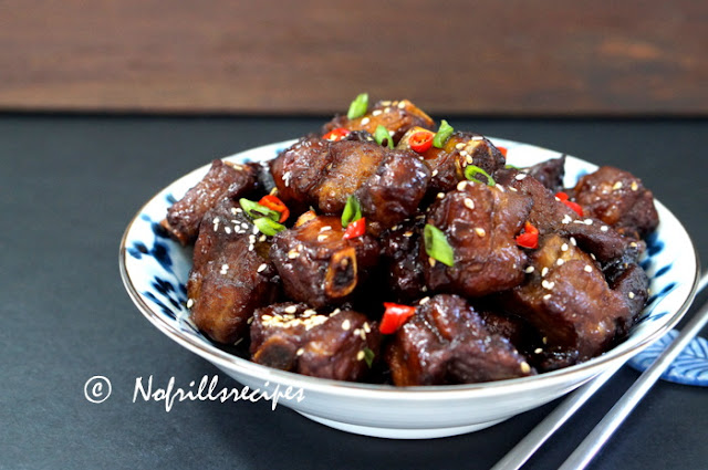 Red Braised Spare Ribs ~ 红烧排骨