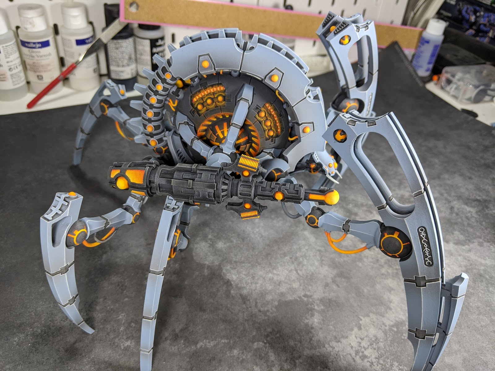 Necron Army Work in Progress pics: Seraptek Heavy Construct Done!