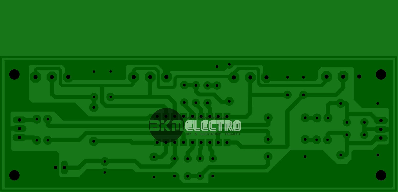Layout Tone Control TDA 1524 PCB stereo – BLOGKAMARKU