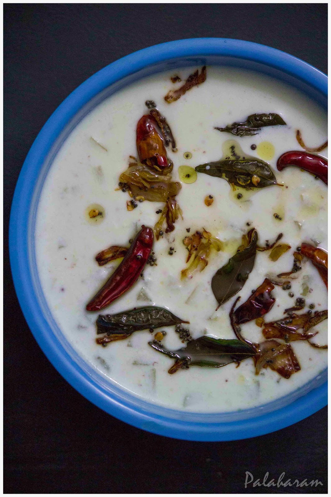 Palaharam: Cucumber Pachadi / Vellarikka pachadi