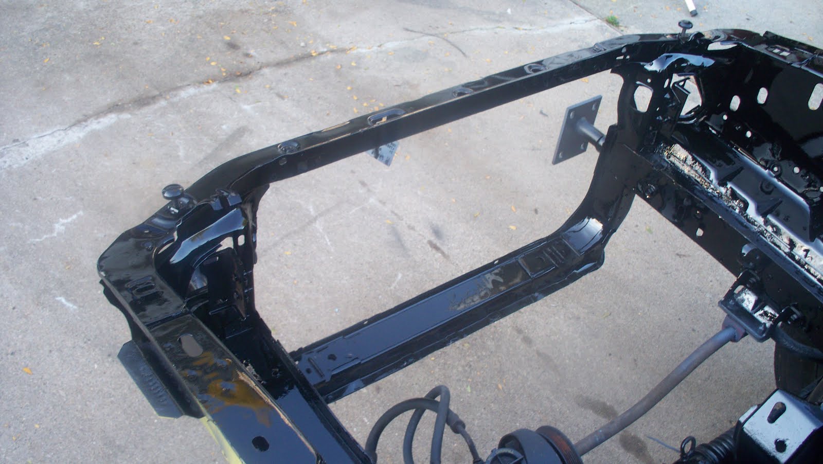 Fox Body Mustang Restoration: Painting Engine Compartment