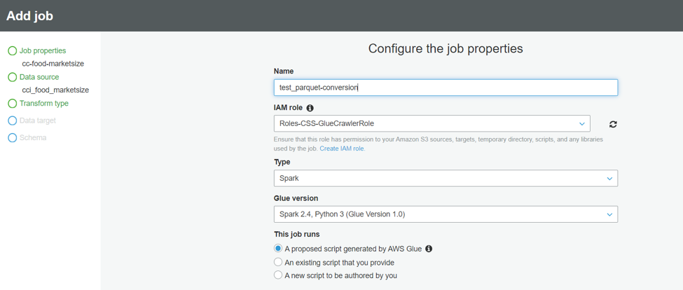 Convert CSV to Parquet using AWS Glue Convert CSV to Parquet using AWS Glue