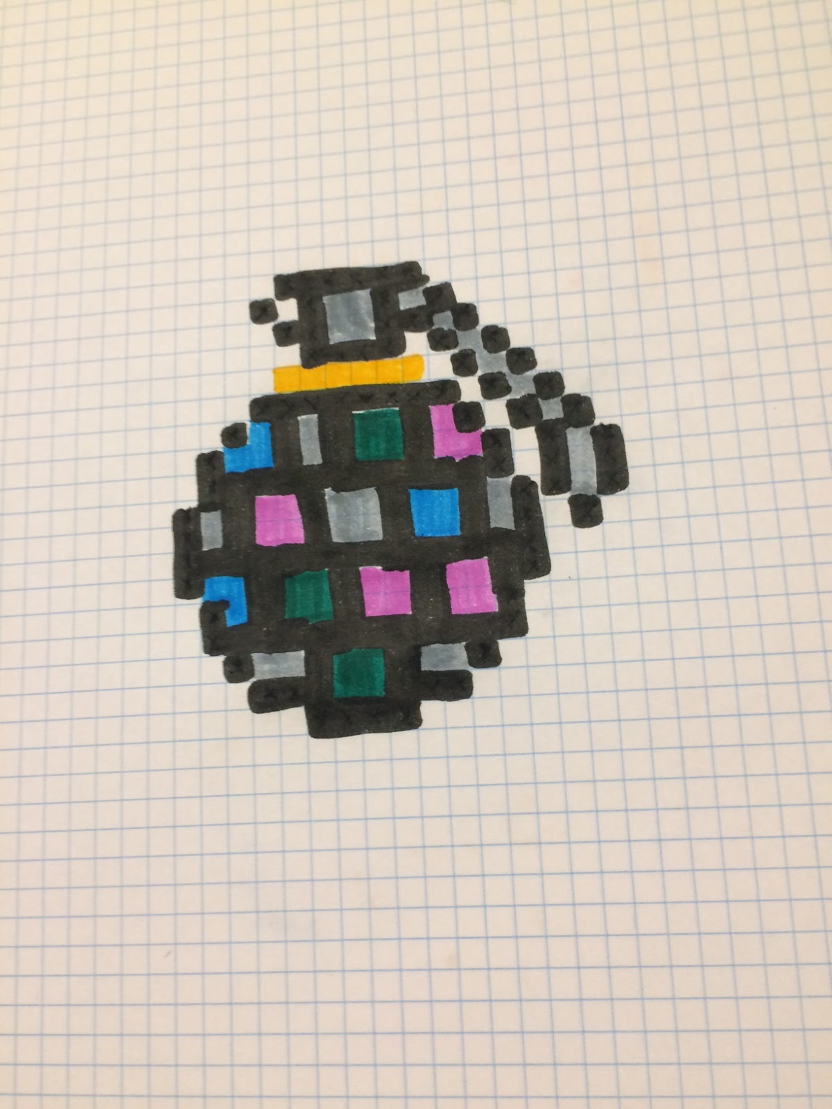 PIXEL ART BOOGIE BOMB FORTNITE