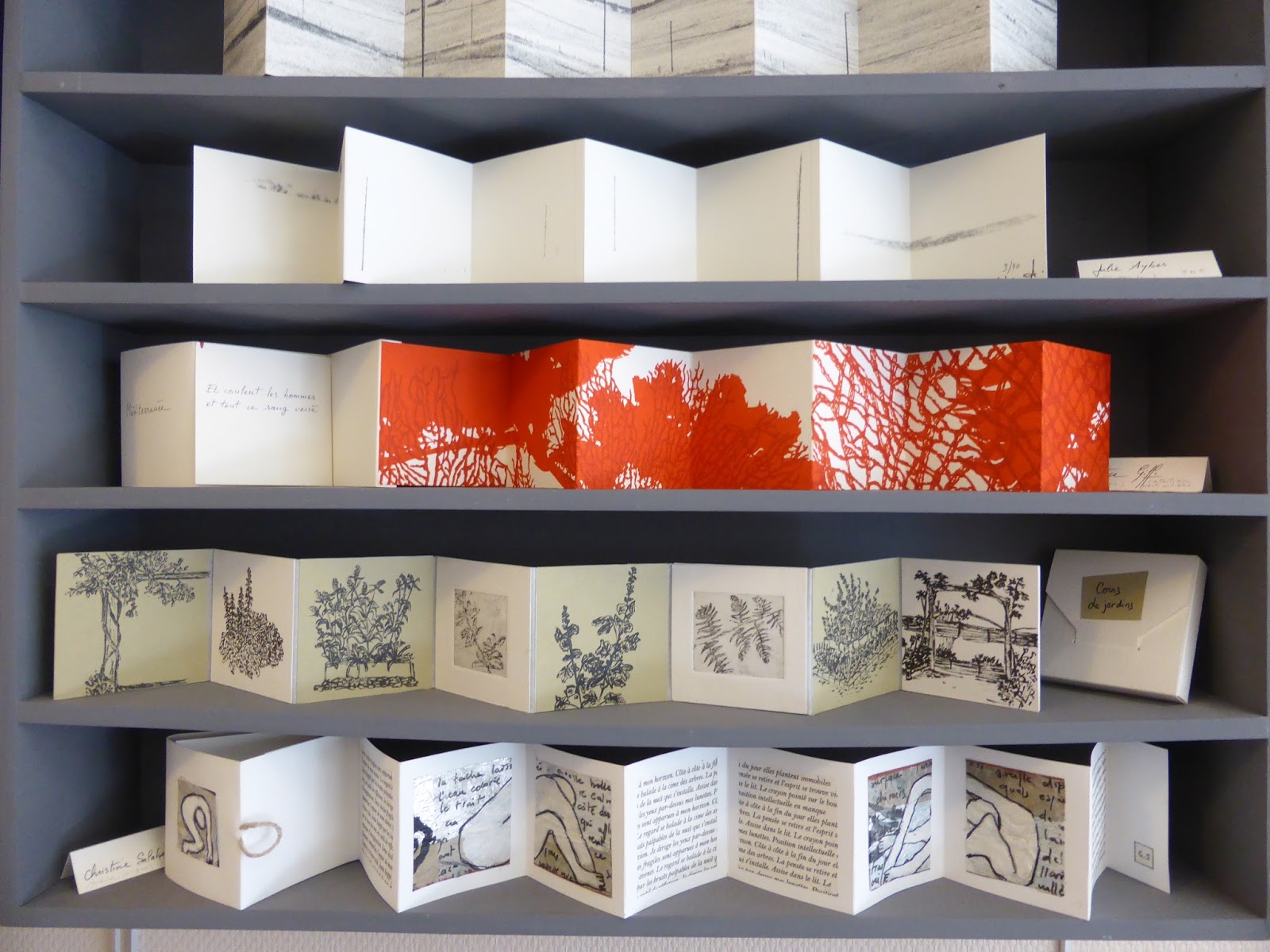 Béatrice Giffo: livres d'artistes : "leporello leporelli"