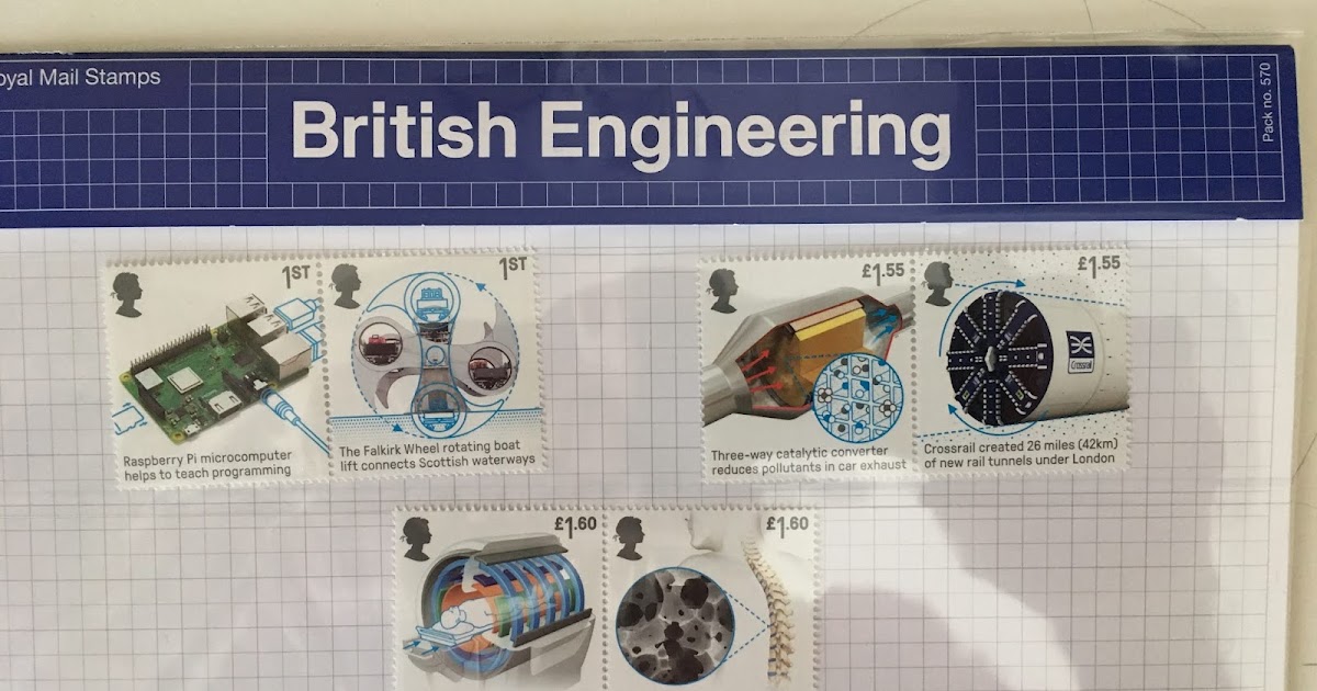 Spud's Daily Photo: British Engineering Stamps