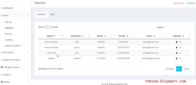 Php School Management System With Database | Php Project Cs619 Project