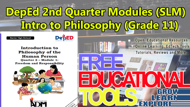 Deped 2nd Quarter Modules Introduction to Philosophy of the Human ...