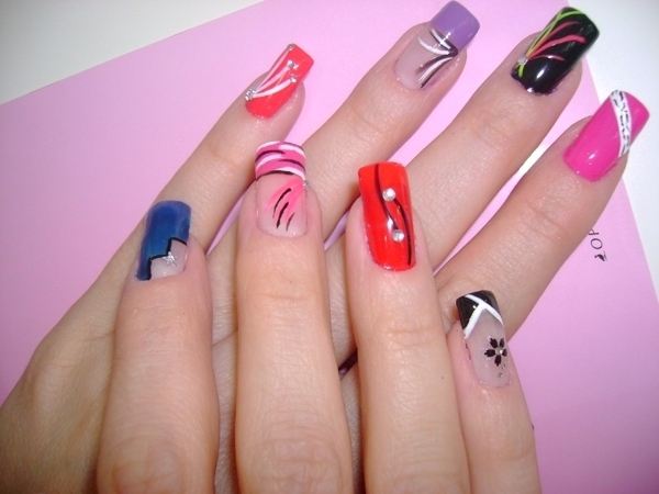 German Nails Art Design Idea
