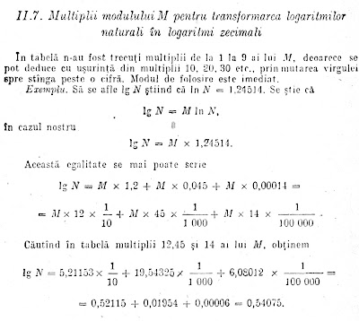 tabele matematice uzuale online: Multiplii modulului M pentru ...
