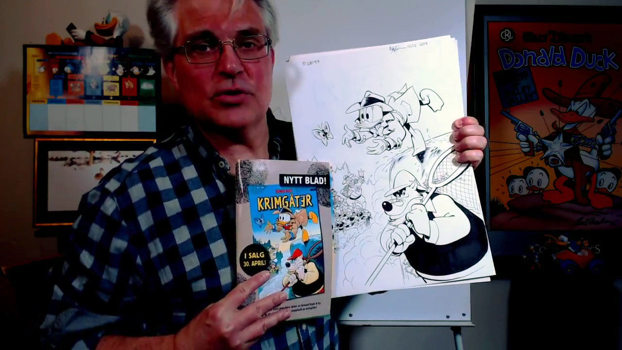 Disney Comics Randomness: Live drawing with Arild Midthun during the ...