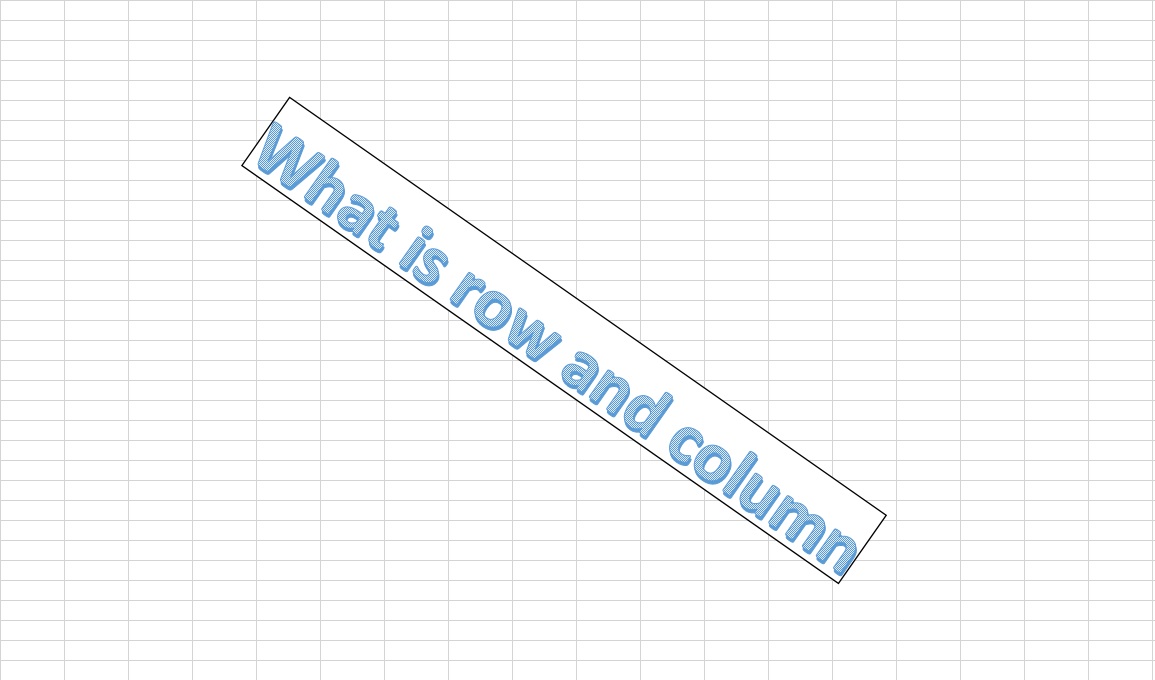 Lesson 1: What is Row and Column in Excel