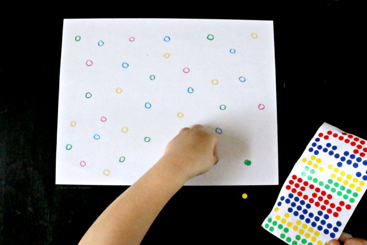 Easy Color Matching Activity for Little Learners | School Time Snippets