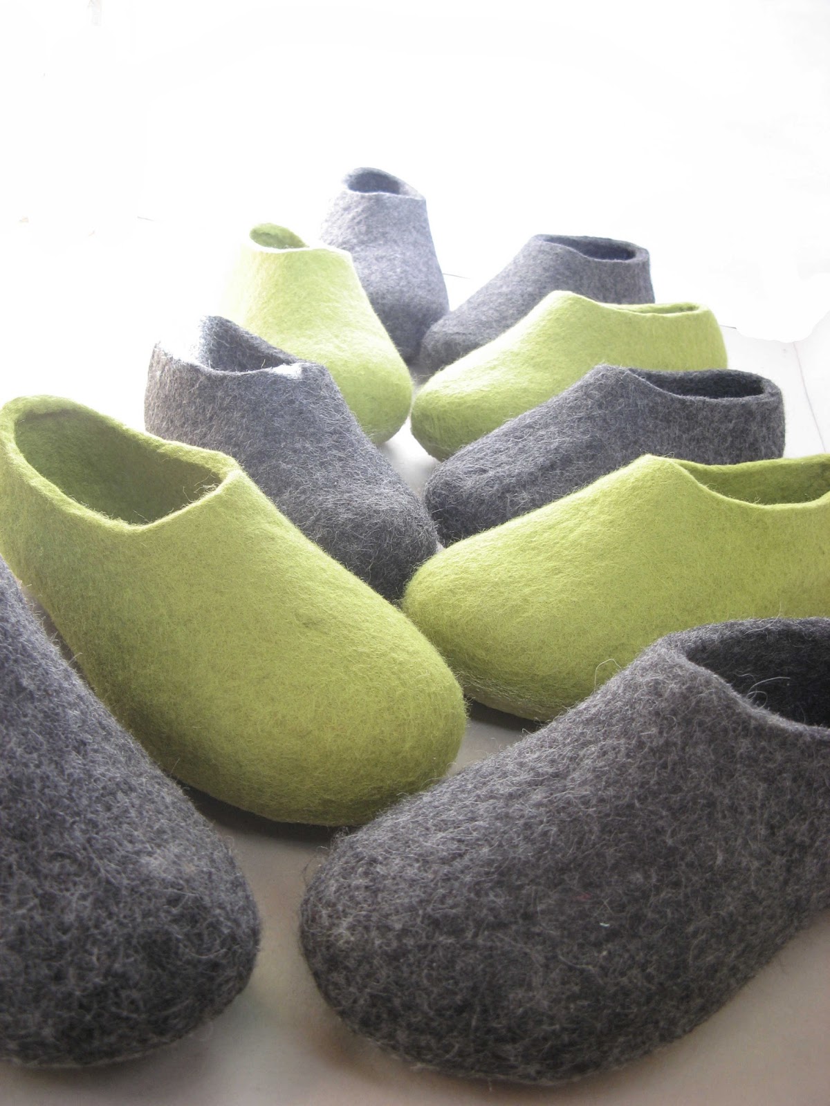 Felted Wool Slippers, Wool Boots, Cat Beds: How I was trying to make ...