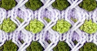 Snowball Textured Pattern - Hand Knitting Stitches