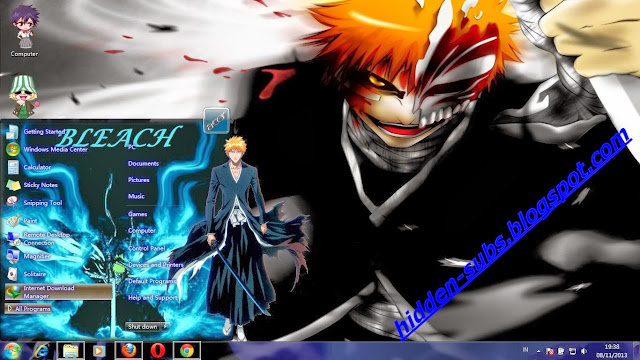 BLEACH V3 Tema PC Windows 7