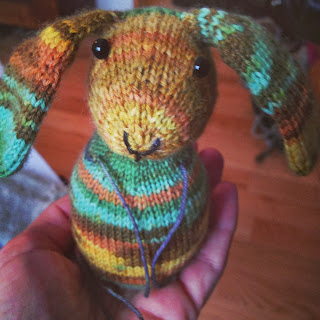 Susan B. Anderson: Mini-Sock Yarn Bunny ~ Pattern Now Available!