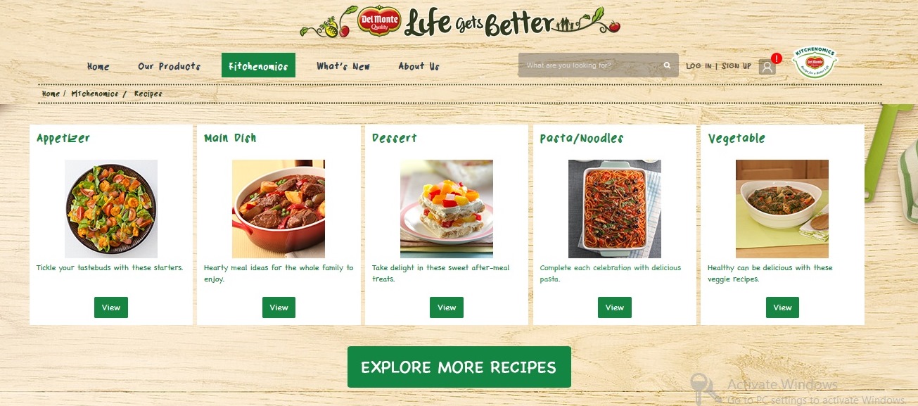 Del Monte Kitchenomics Launches New and Improved Website to Make Life ...