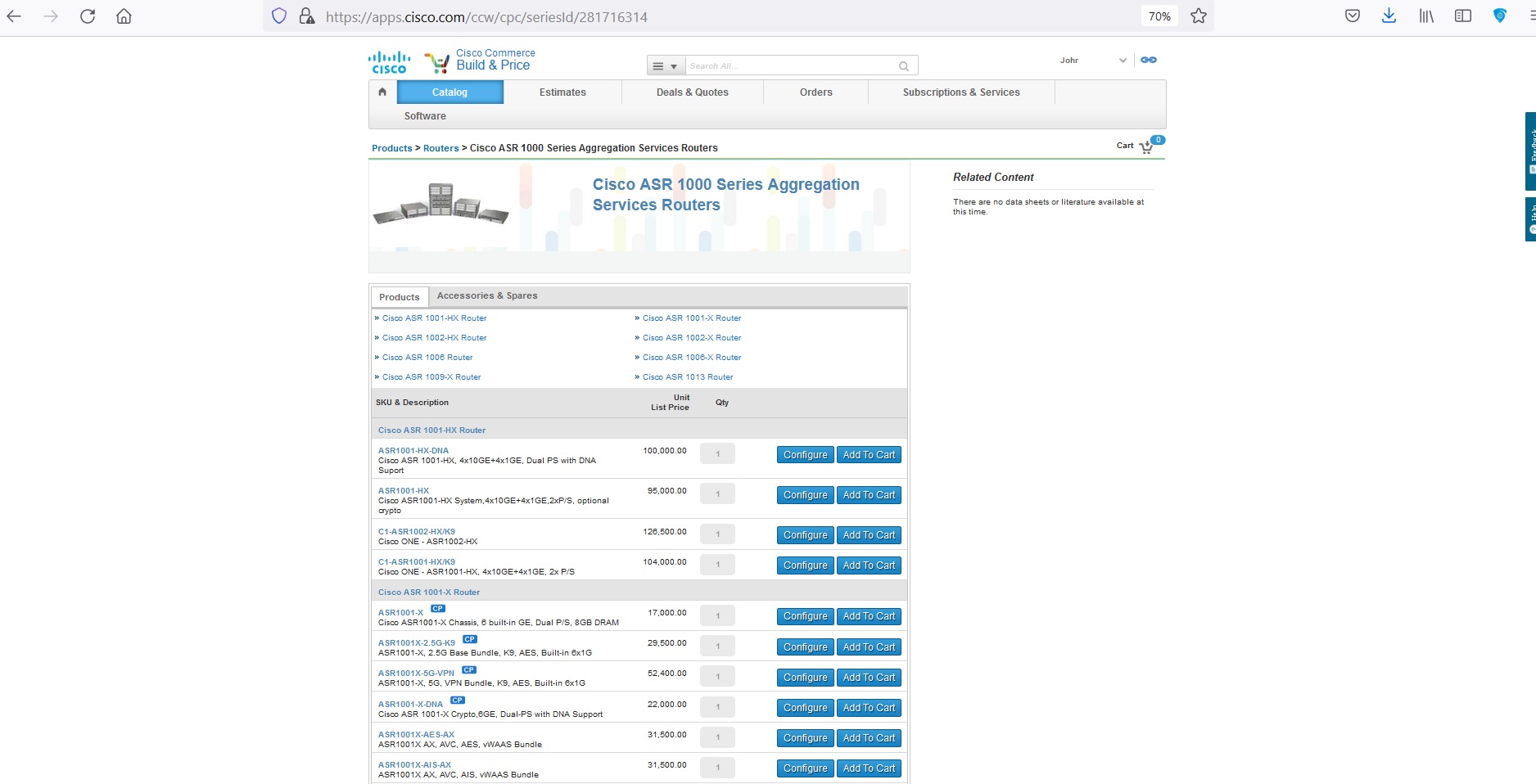 My Network Lab: Cisco Commerce (CCW)