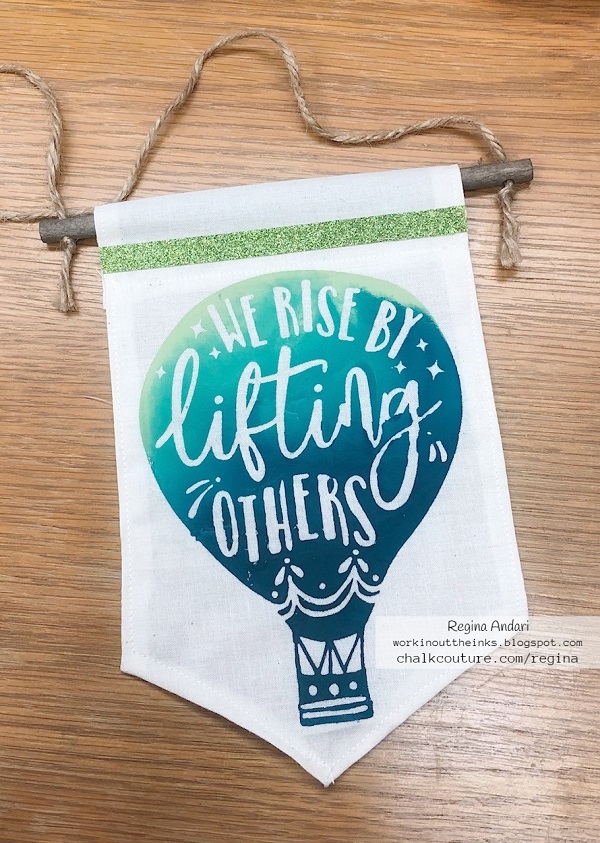 WORKIN' OUT THE INKS: "WE RISE BY LIFTING OTHERS"