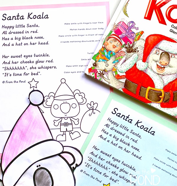 Santa Koala Finger Play | From the Pond