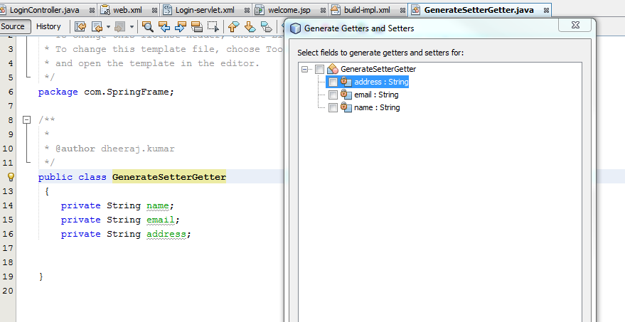 Plain Old Java Obect (POJO)