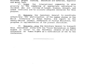 Cairo Declaration On Human Rights In Islam - Human Rights In Islam