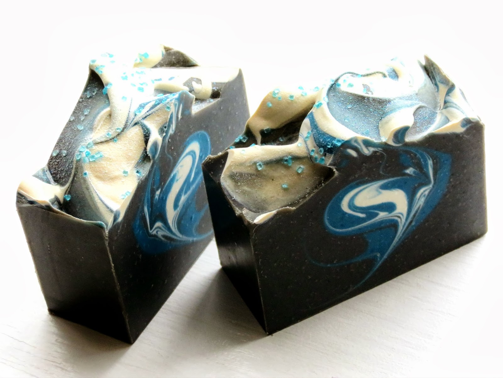 Petals Bath Boutique: On the Curing Rack Pink Sugar & Blue Sugar ...