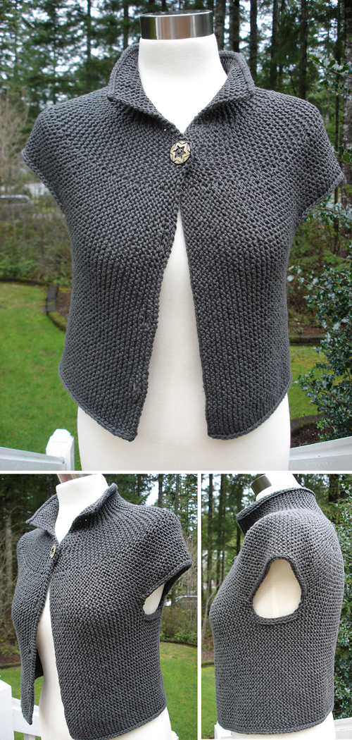 Amazing Knitting: Shortrow Cardigan - Free Knitting Pattern
