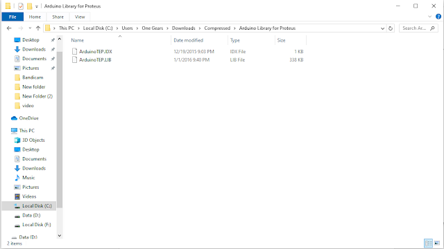 ProcessDIY: how to add arduino library to proteus 8