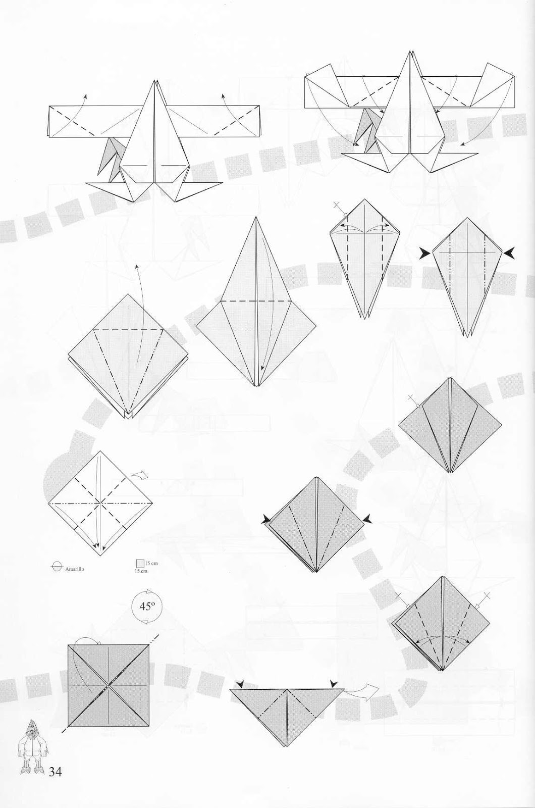 Origami Cartoon 1-Halle - Ruby Book Origami