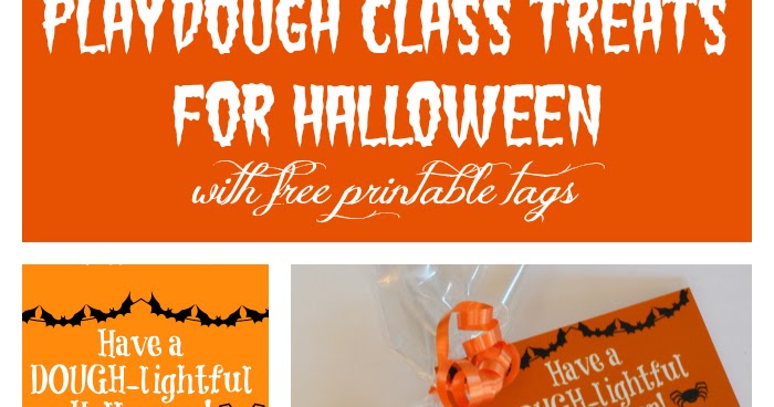 East Coast Mommy: Halloween Class Treat (Playdough)... with free ...