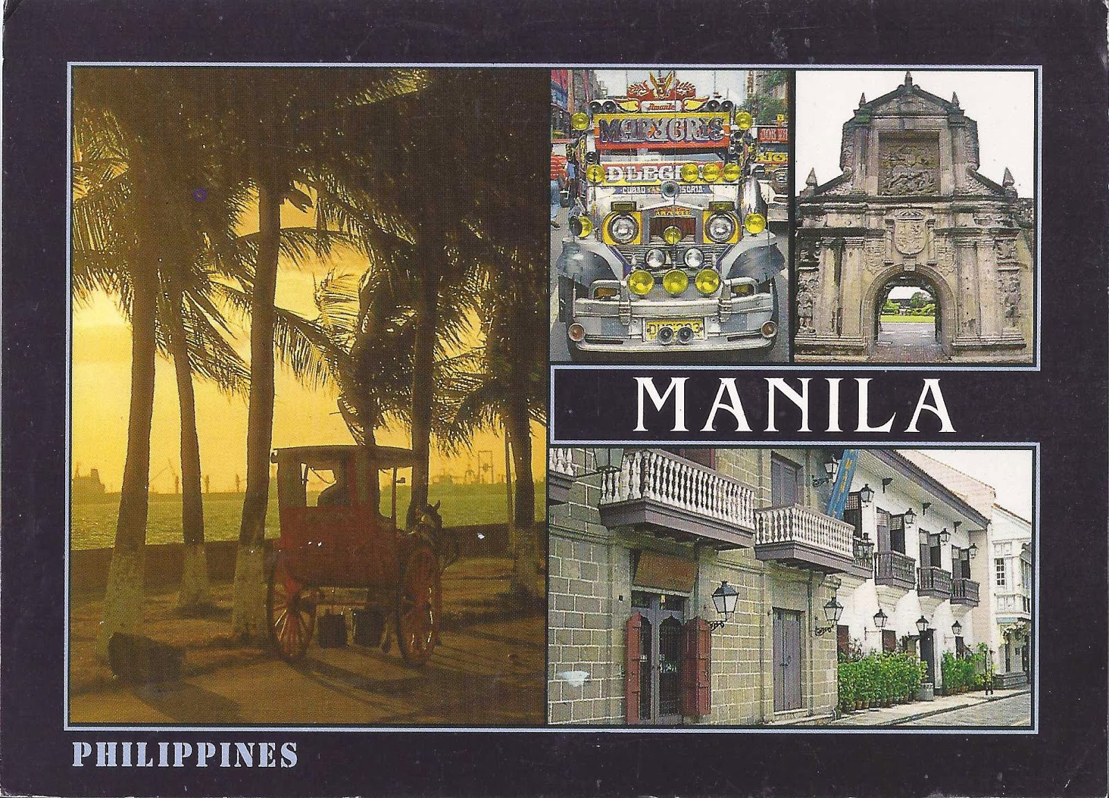 A Journey of Postcards: The capital of the Philippines