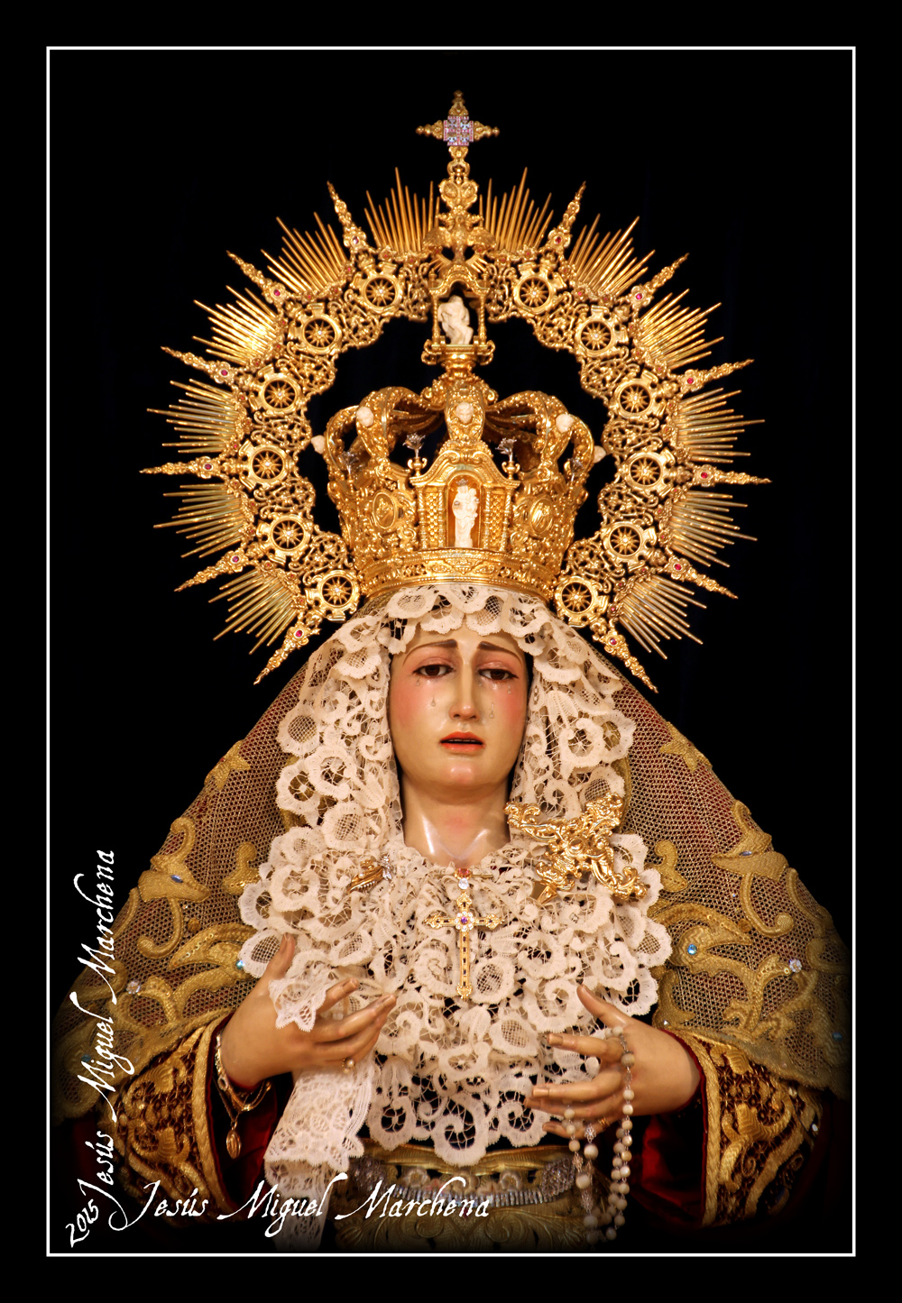 Patrimonio: Colocación del Rostrillo Ntra. Sra. de los Dolores