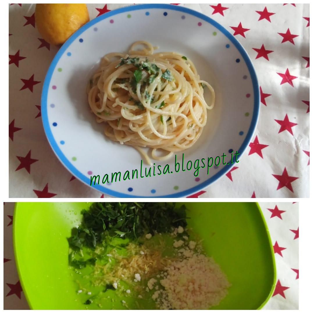 mamanluisa: spaghetti al limone