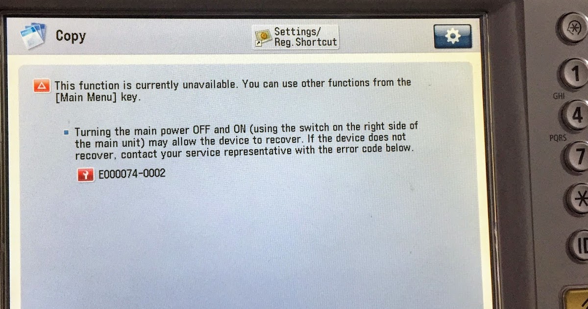 How to Fix the Error code E000074-002 in Canon Image PRESS C650 ...