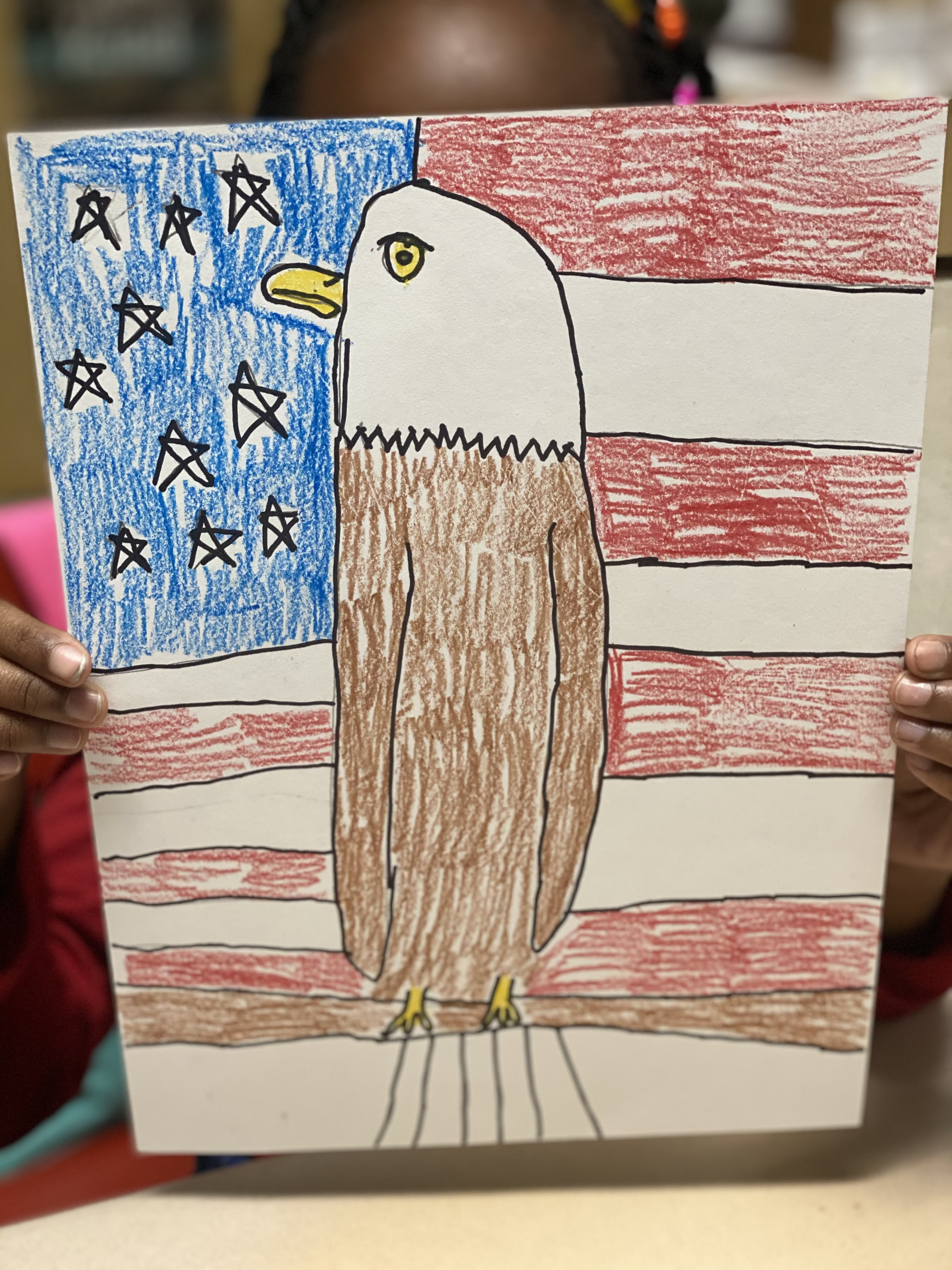 Elements of the Art Room: Patriotic art for Veterans Day!