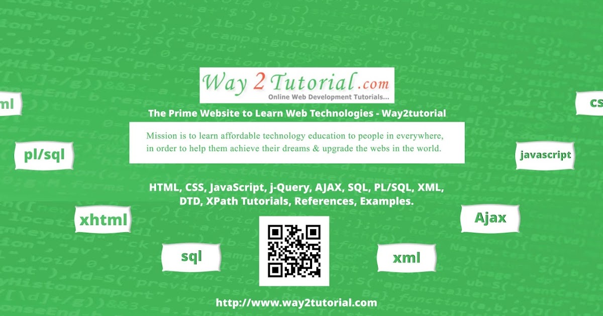 Way2tutorial 11 Ways To Learn Html Basic Tutorial For Beginners Step