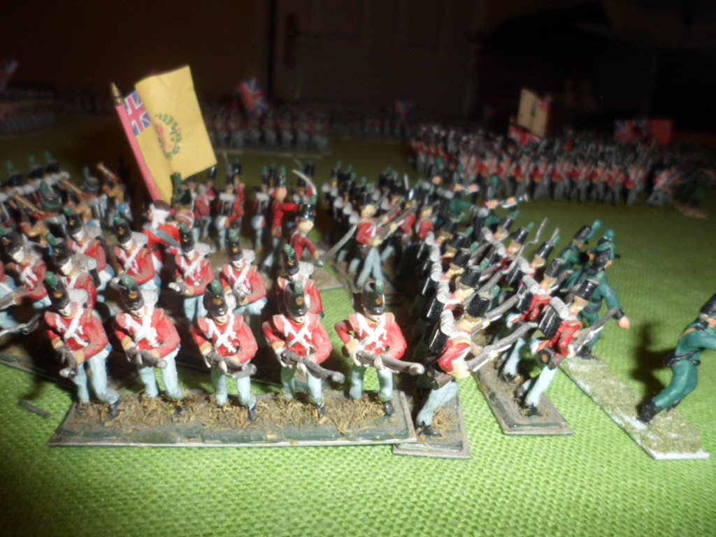 My wargames: 25mm British and French Napoleonic Form Square Cavalry