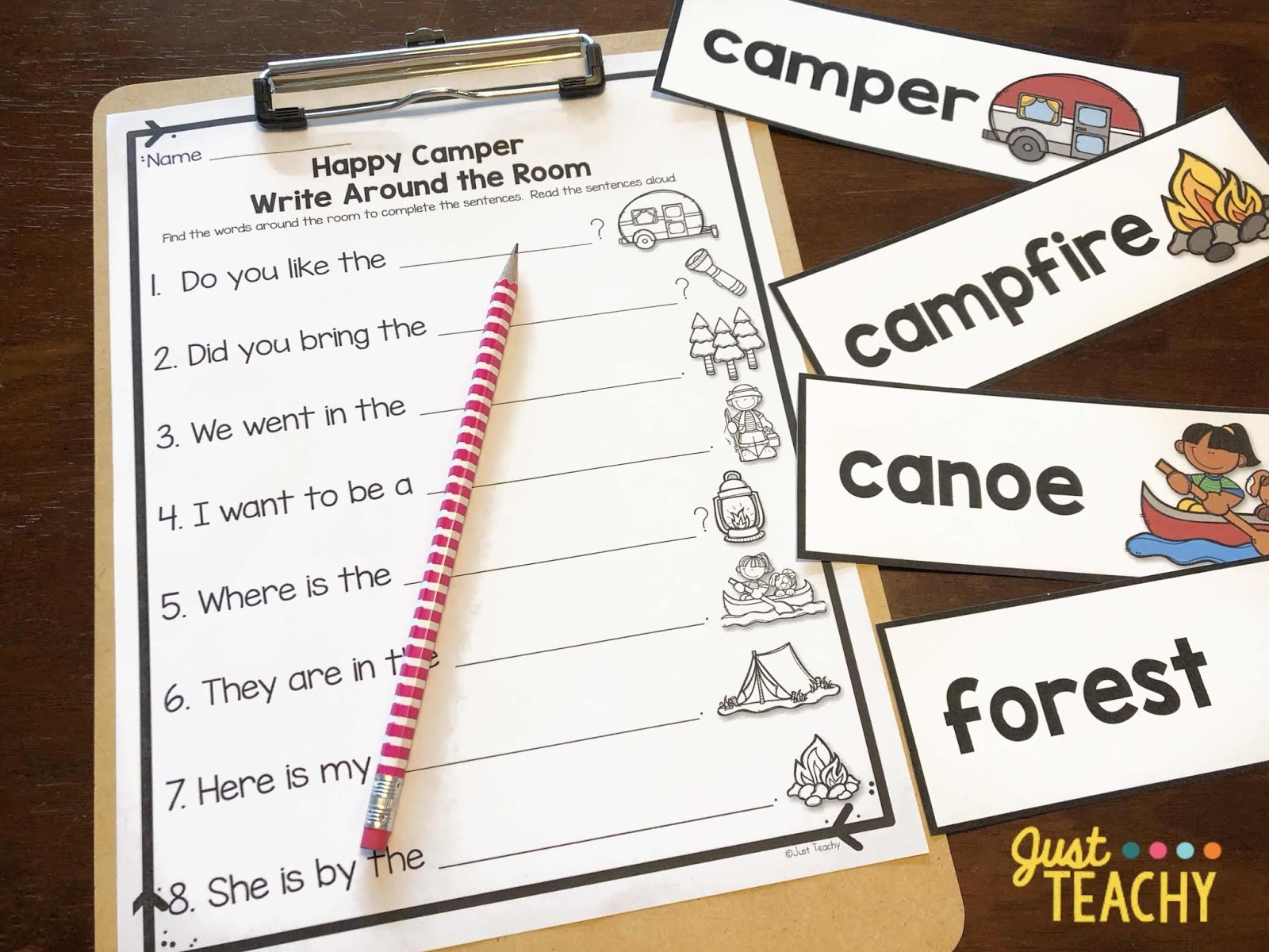 We Are HAPPY CAMPERS! | Just Teachy