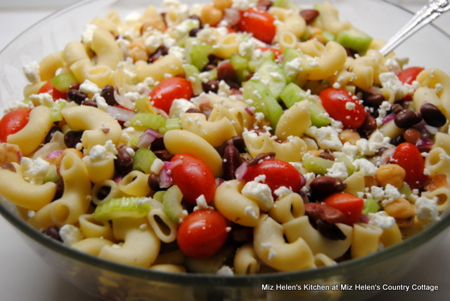 Three Bean Pasta Salad