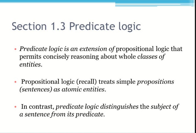 Discrete Mathematics Predicate Logic