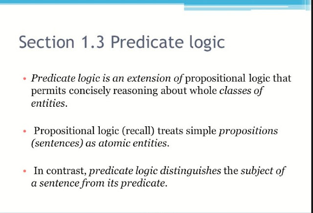 Discrete Mathematics - Predicate Logic