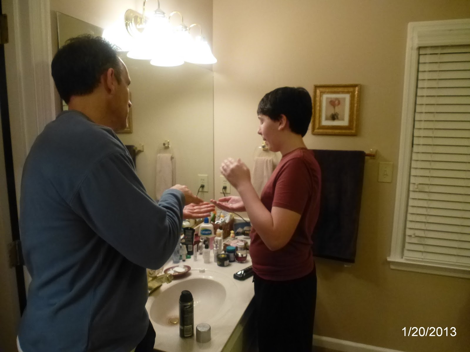 Dave'N It Up: Derek's First Shave