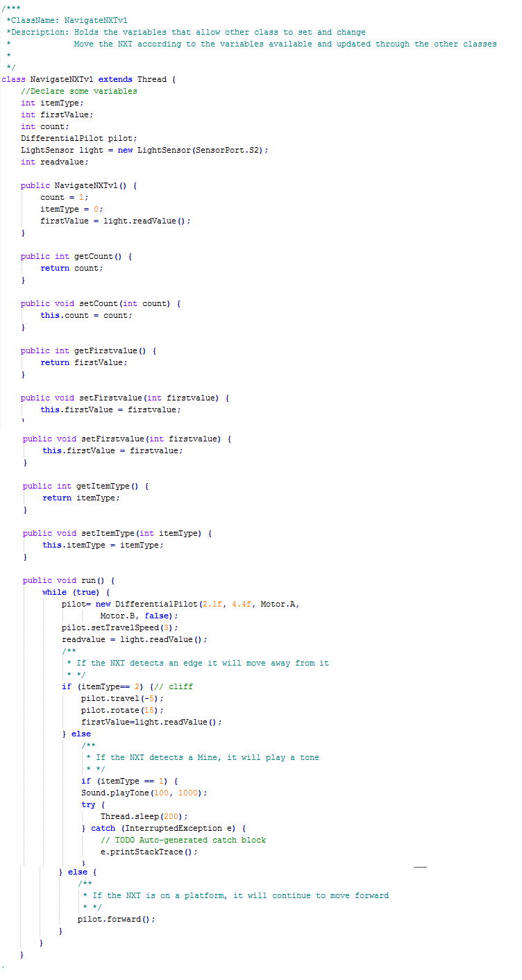 Using Lego Mindstorms to teach Java Programming