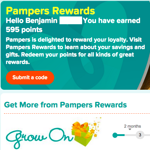 Relentless Financial Improvement: Earning Pampers Rewards points for ...