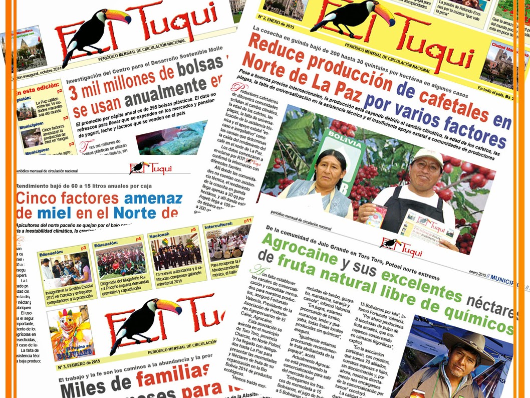 PERIÓDICO MENSUAL "EL TUQUI": NOTAS PERIODÍSTICAS Nº 3 DEL PERIÓDICO ...