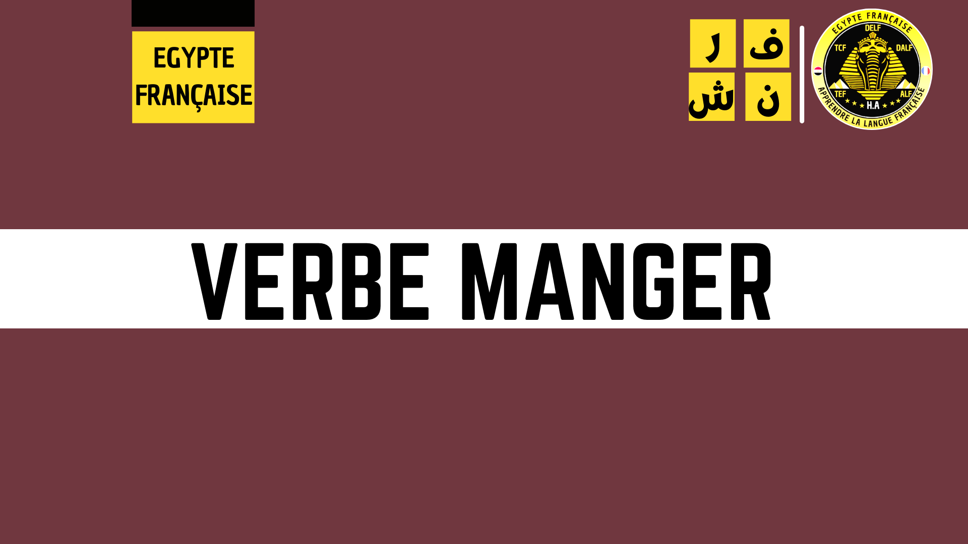La conjugaison du verbe manger : Présent , Futur simple , Passé composé