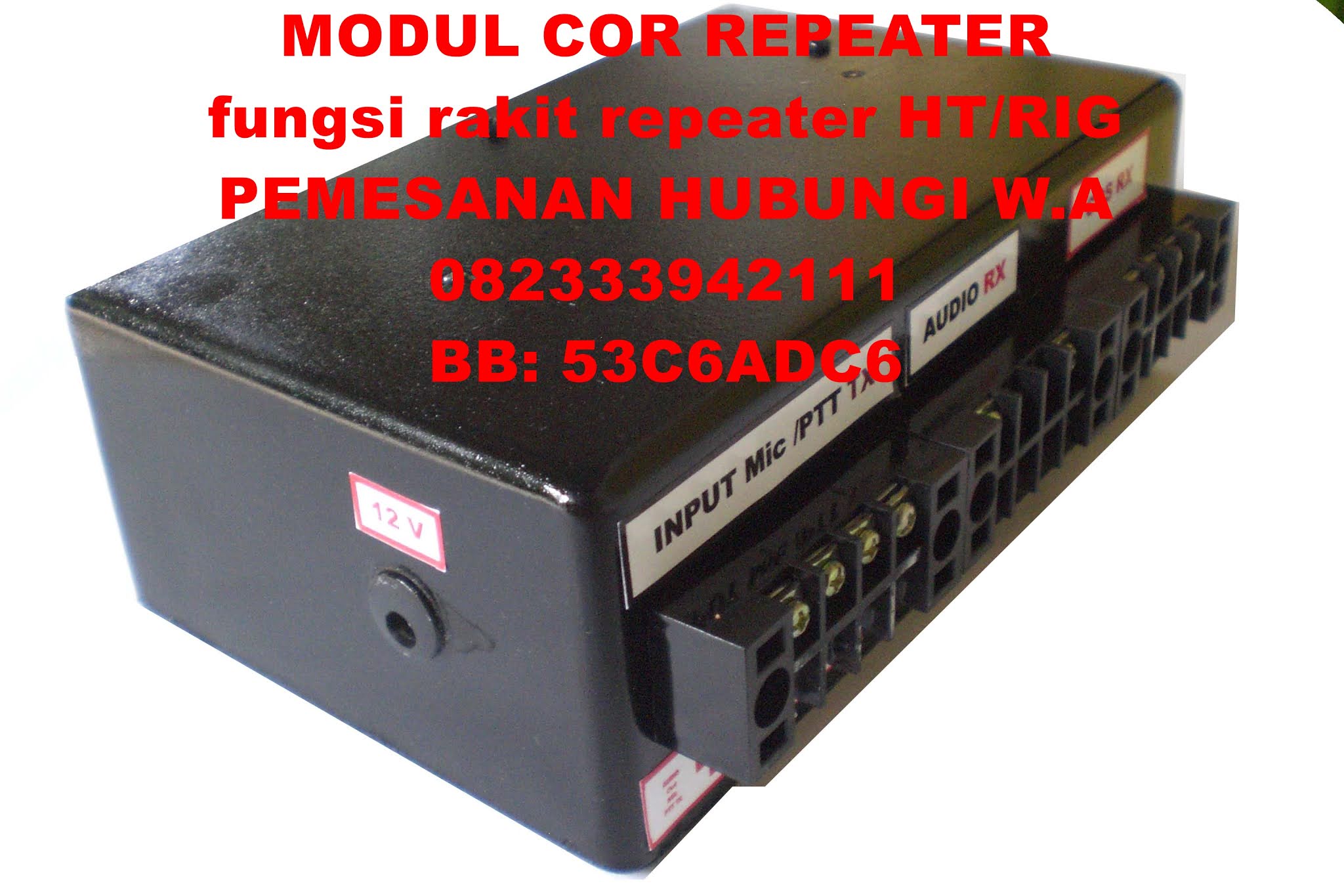 HOBBY RADIO COMMUNICATION REPEATER HT VHF/UHF: COR REPEATER RADIO ICOM 2200